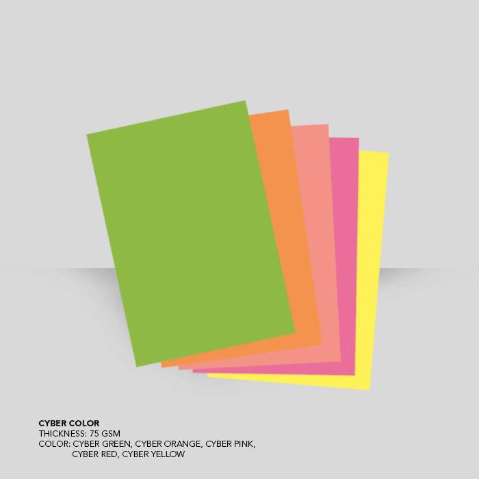 SPECTRA COLOR PAPER CYBER COLOR 75 GSM – Hans Paper Corporation